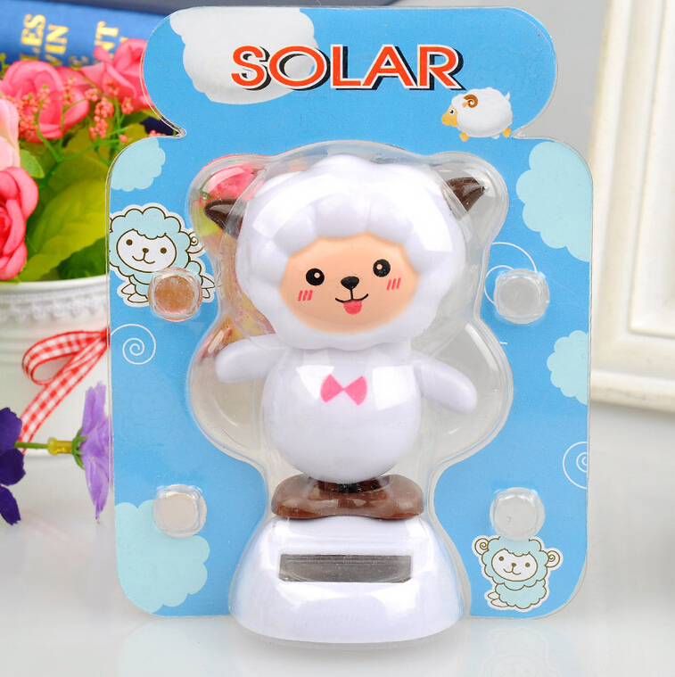 solar dancing goat toy swing solar goat flip flap solar doll car ...