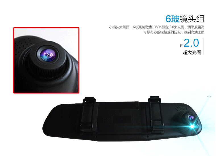 Customized hd portable dvr,4.3 inch tft display rearview mirror twin ...