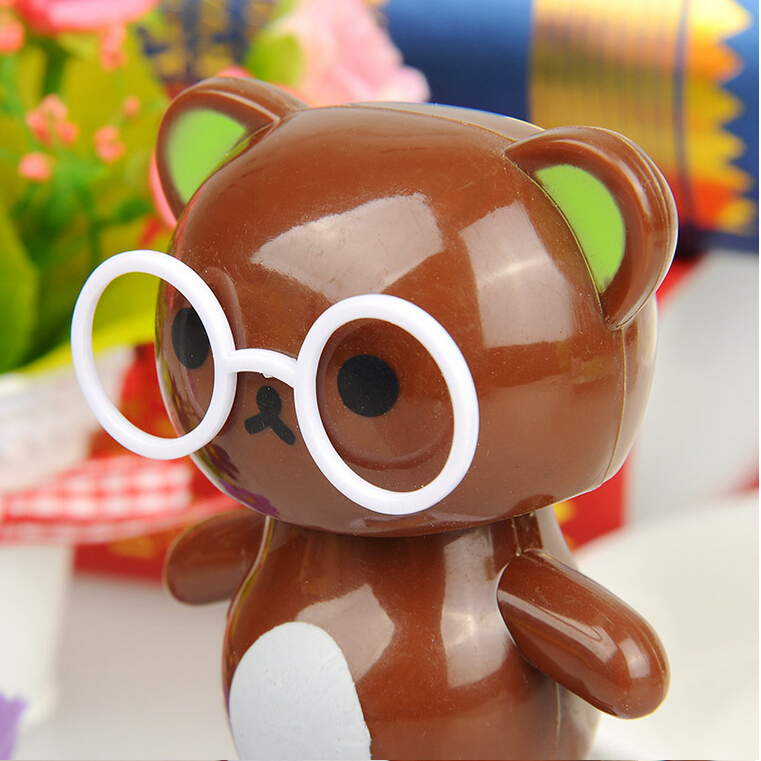 dancing bear doll solar energy nodding doll solar powered dancing bear ...