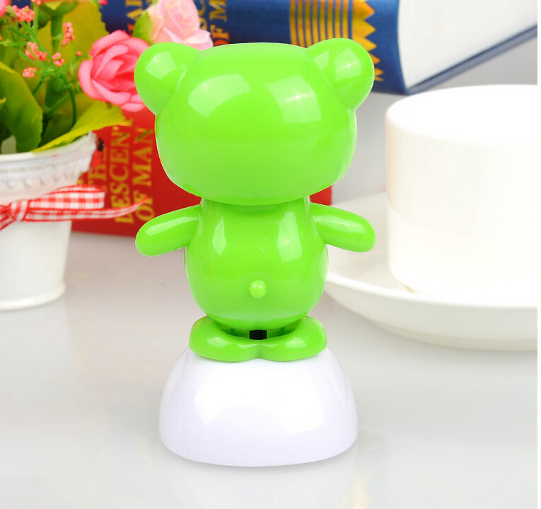 solar powered dancing frog flip flap solar dancing frog, car decorative ...